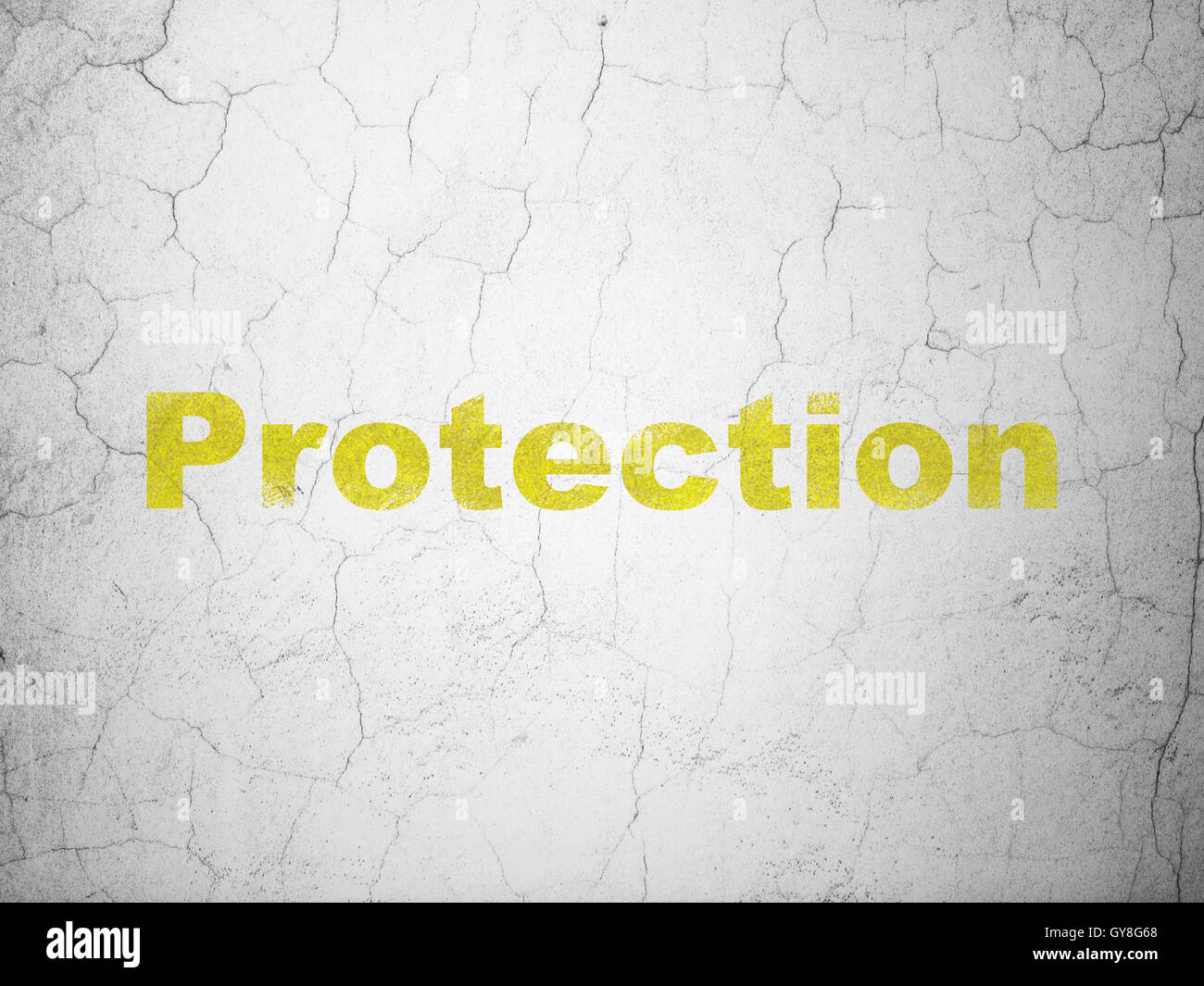 Safety concept: Protection on wall background Stock Photo - Alamy