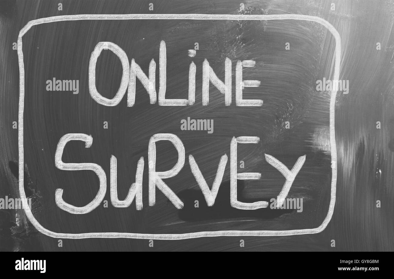 Online Survey Concept Stock Photo - Alamy
