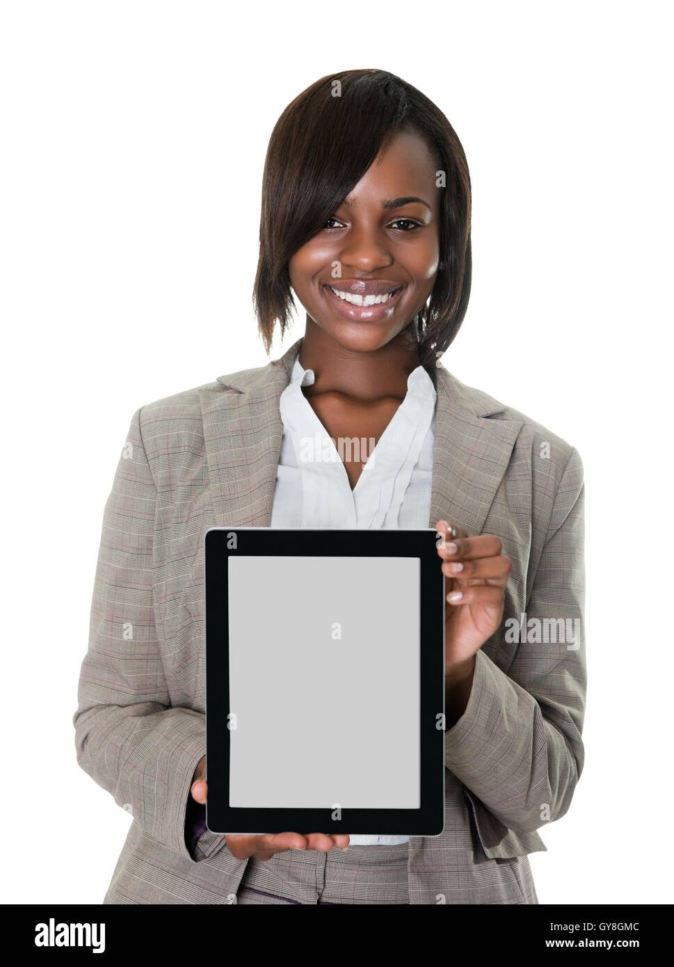 Female ethnic advertising executive tablet hi-res stock photography and ...