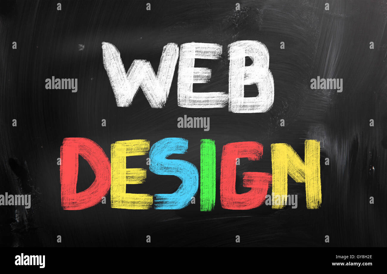 Web Design Concept Stock Photo - Alamy