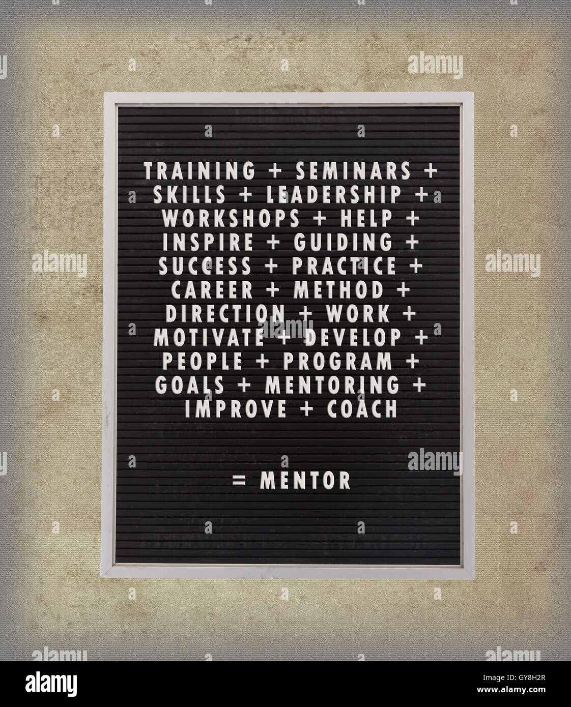 Teacher mentoring word cloud concept hi-res stock photography and images - Alamy