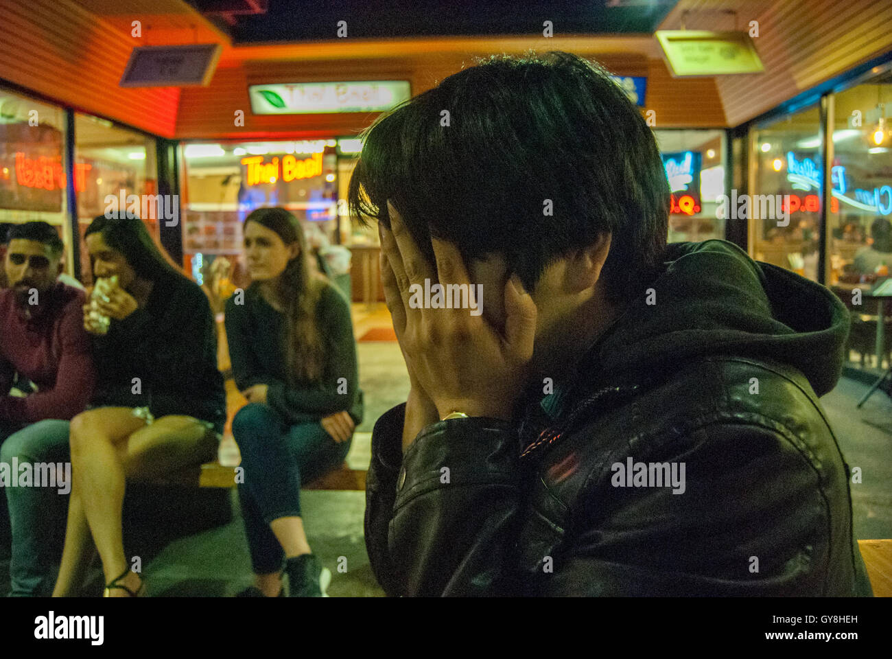 Cover face hi-res stock photography and images - Alamy