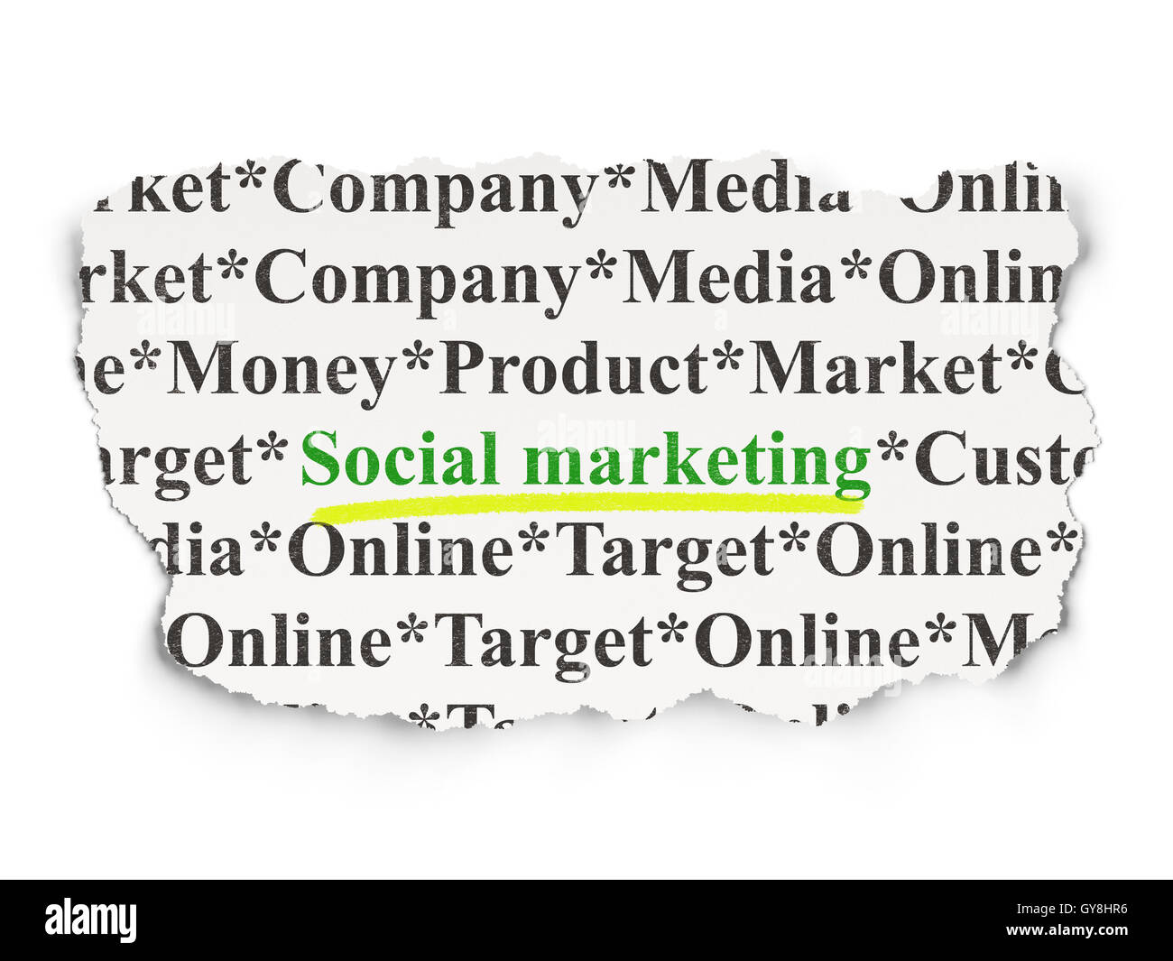 Marketing concept: Social Marketing on Paper background Stock Photo - Alamy