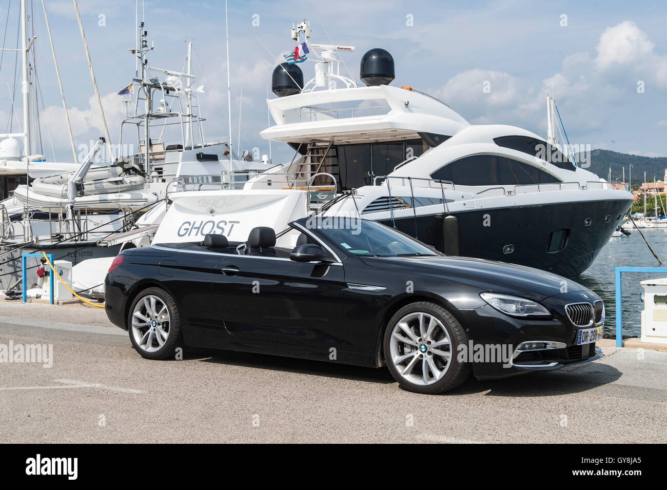 04.10.2015. BMW six-series convertible on the French Riviera. Where a ...