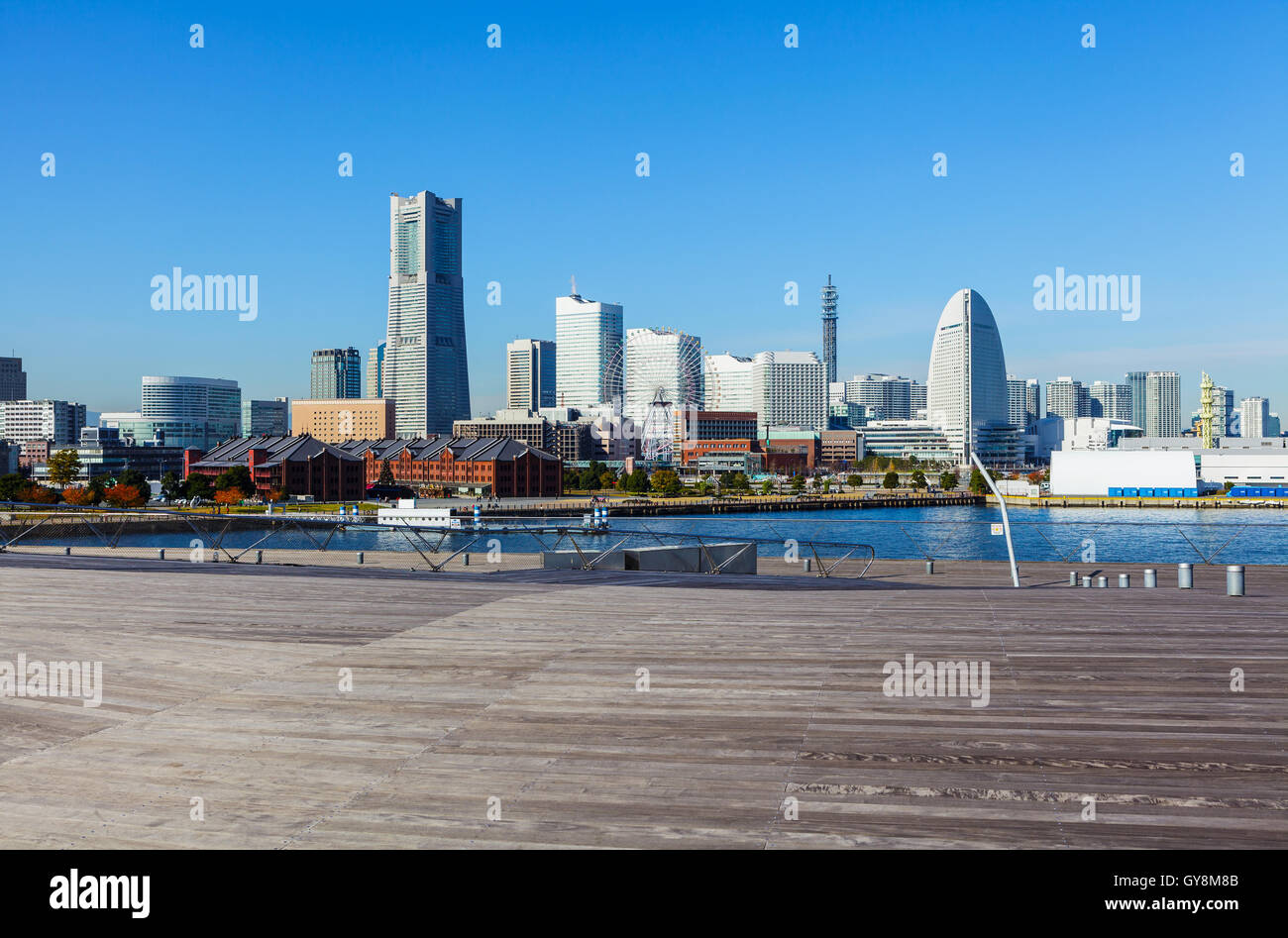 Yokohama skyline in Japan Stock Photo - Alamy