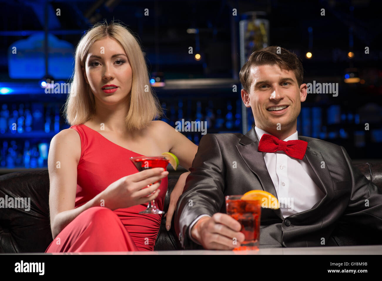 couple in a nightclub Stock Photo - Alamy