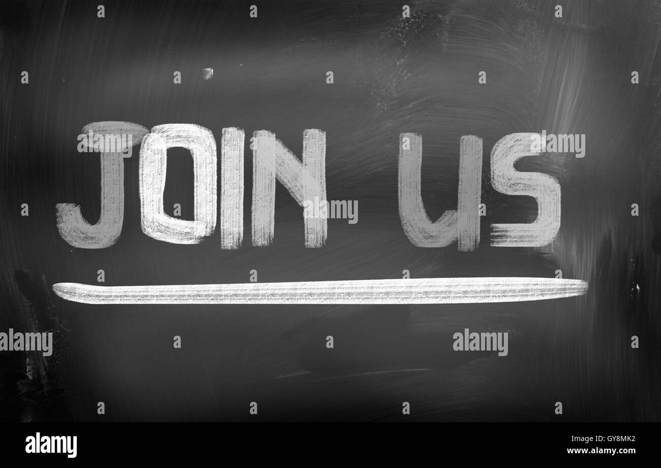 Join Us Concept Stock Photo - Alamy