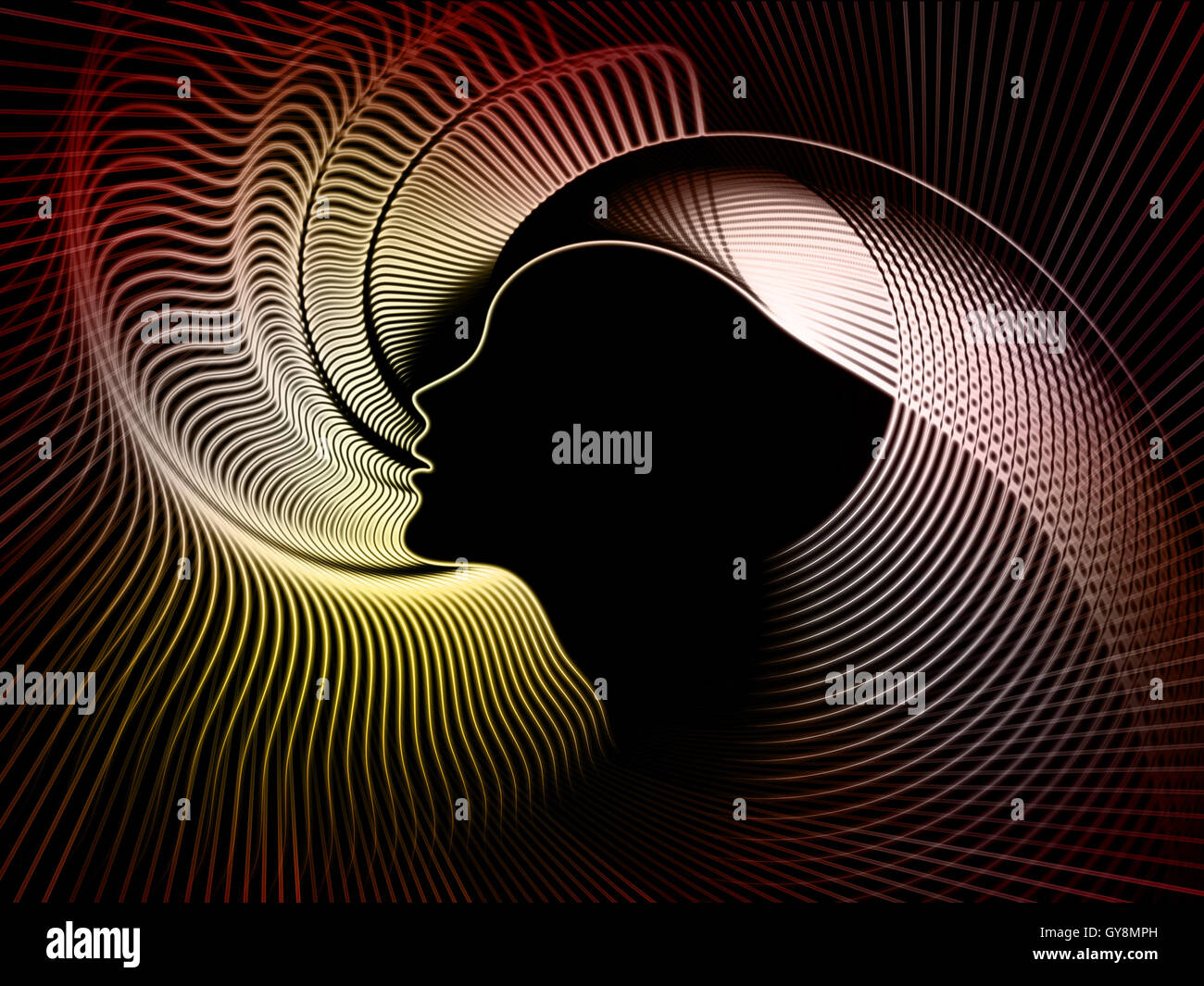 Soul Geometry Composition Stock Photo - Alamy
