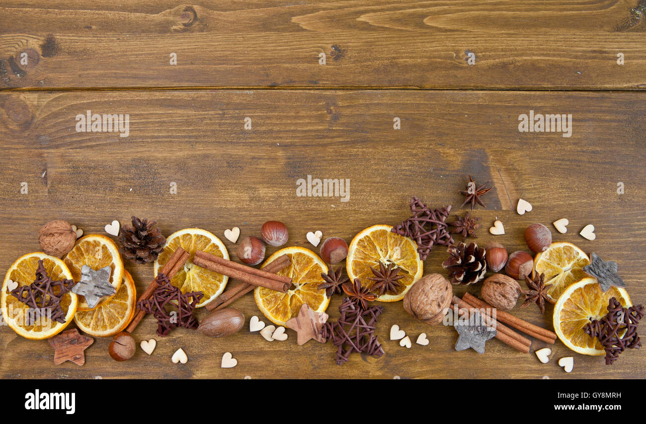 Rustic background for christmas Stock Photo - Alamy