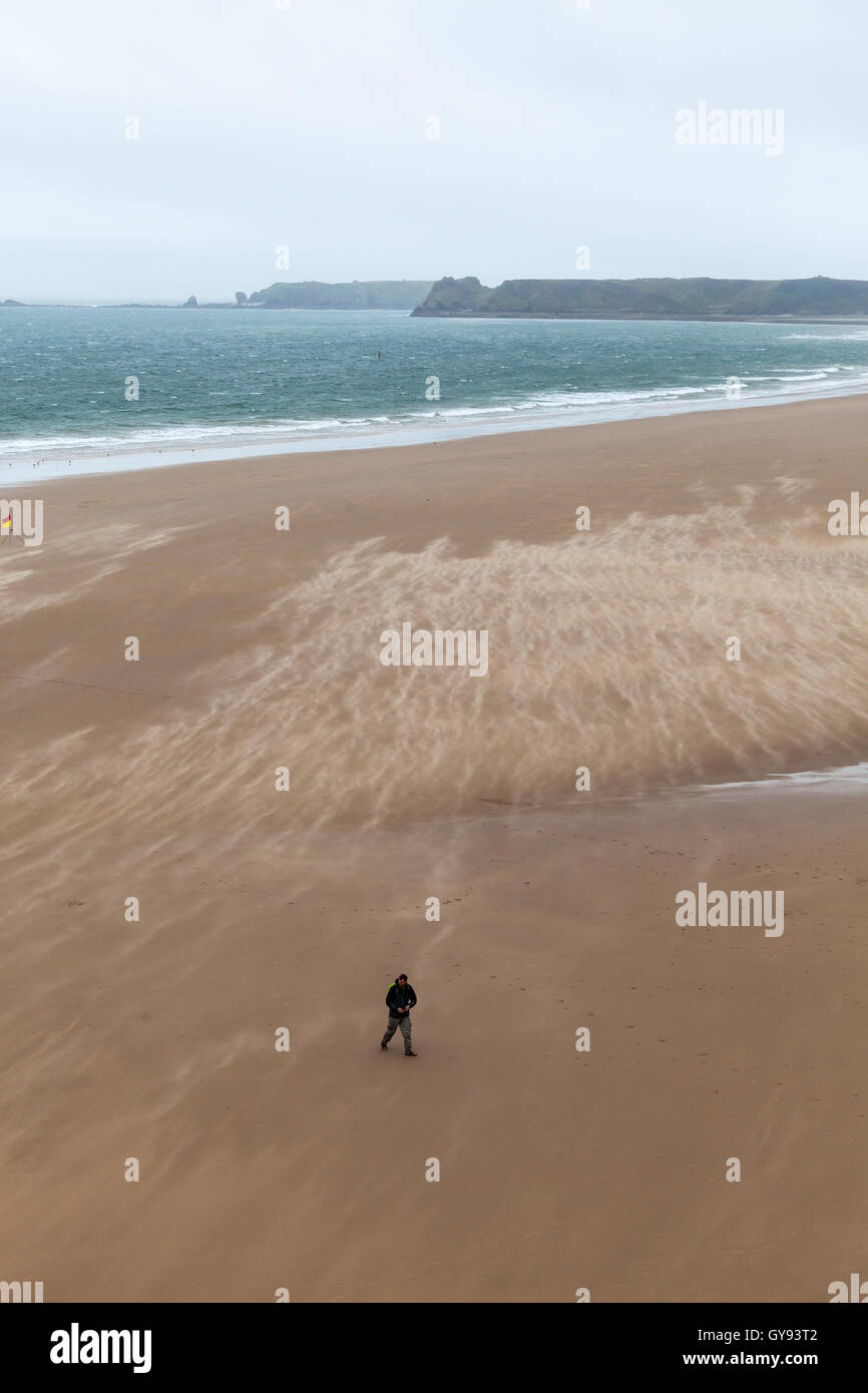 Tenby south beach Stock Photo - Alamy