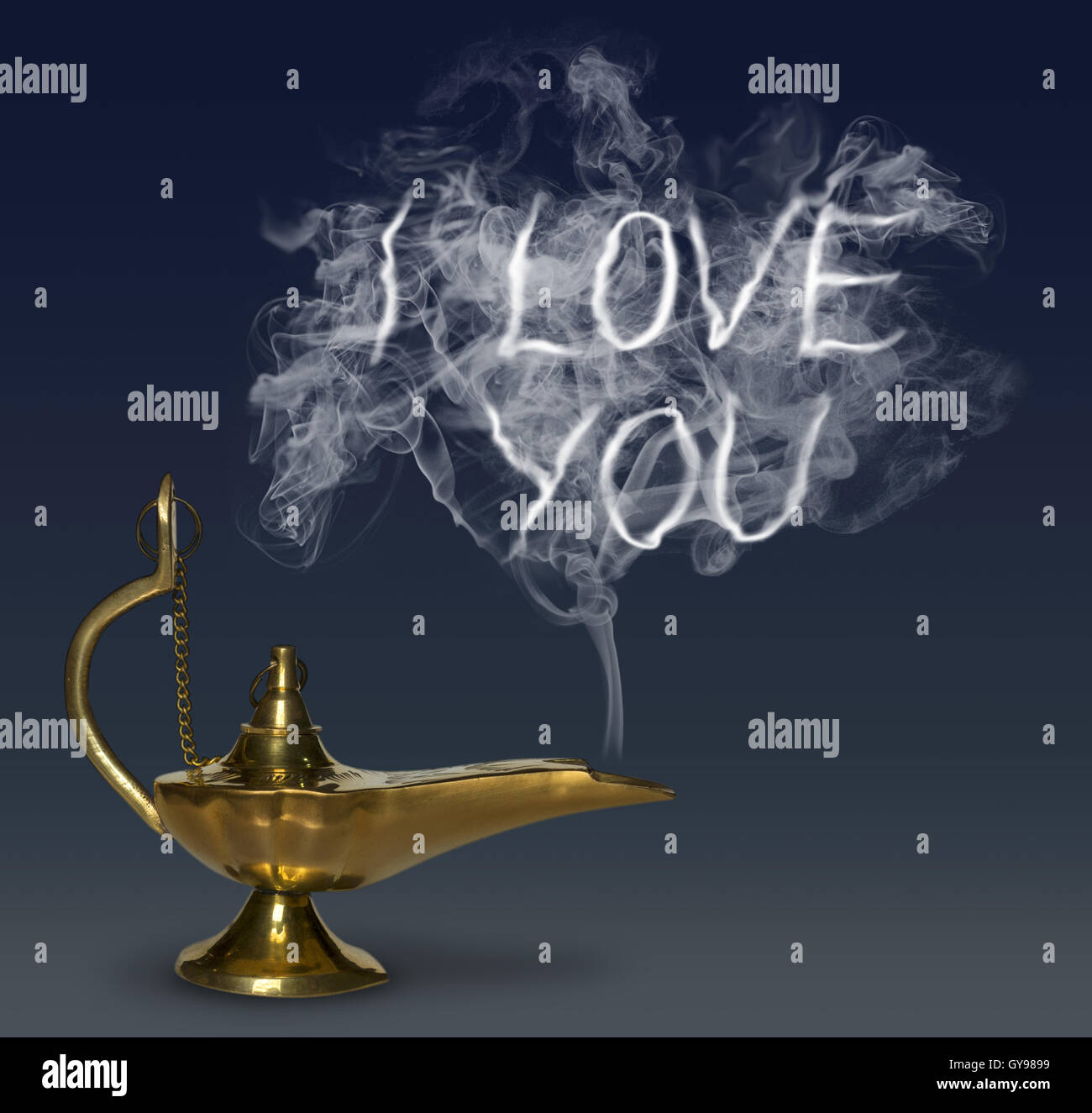 Aladdin's Magic Lamp Stock Photo - Alamy