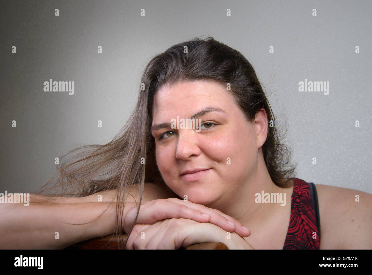A young woman poses for a portrait, Tucson, Arizona, USA Stock Photo ...
