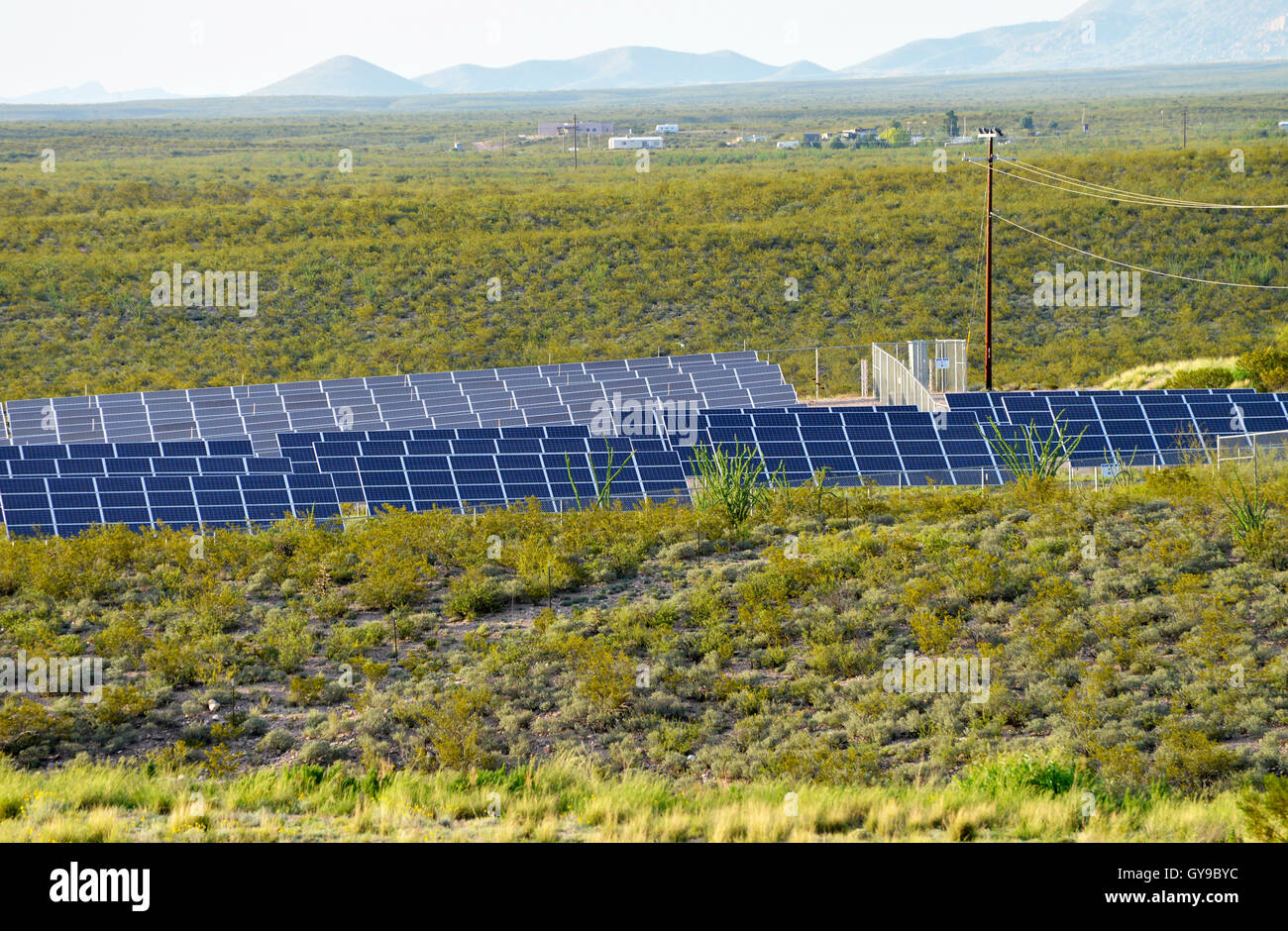 Solar panels provide electrical power to Tombstone High School ...