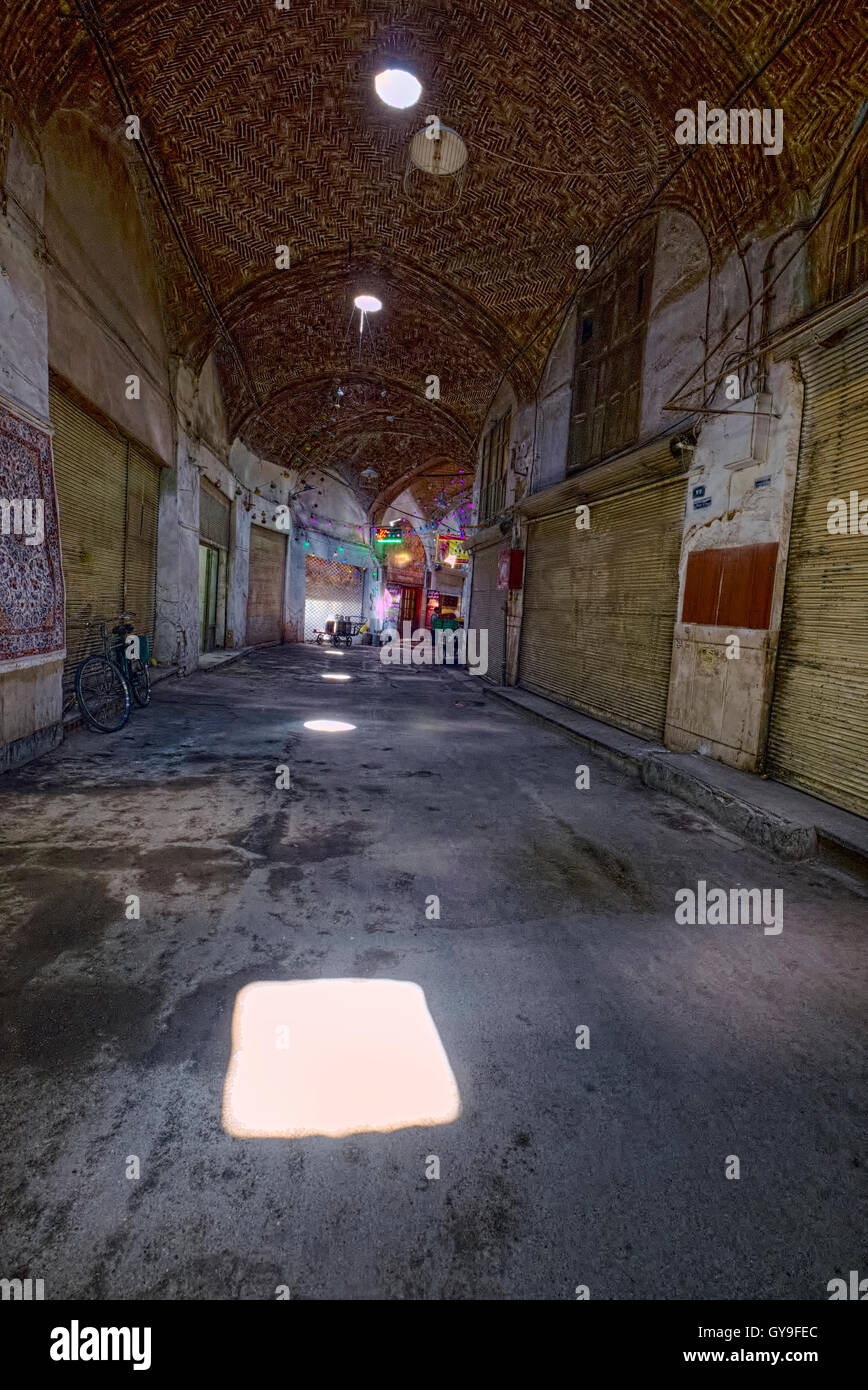 Morning closed shops at Imperial Bazaar Stock Photo - Alamy