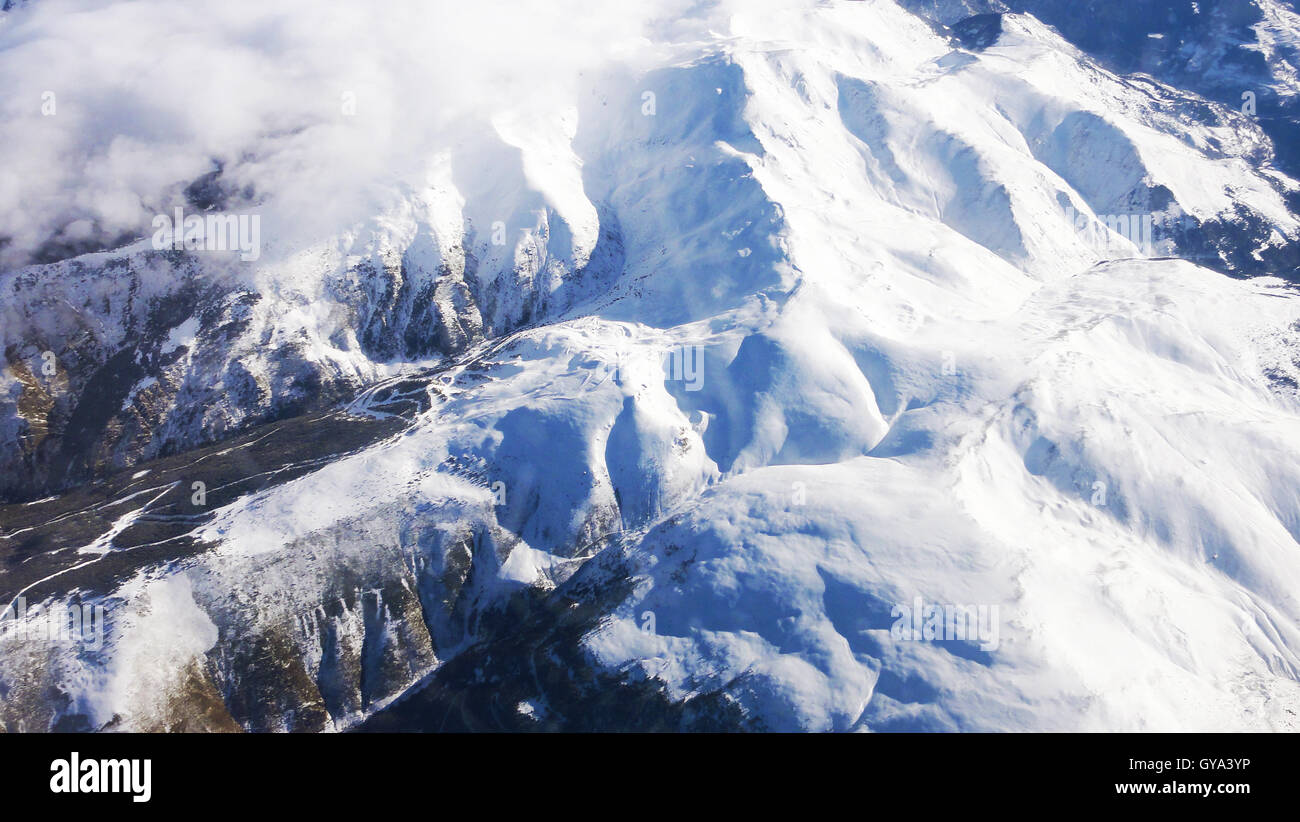Snowy mountains of the Spanish Alps Stock Photo - Alamy