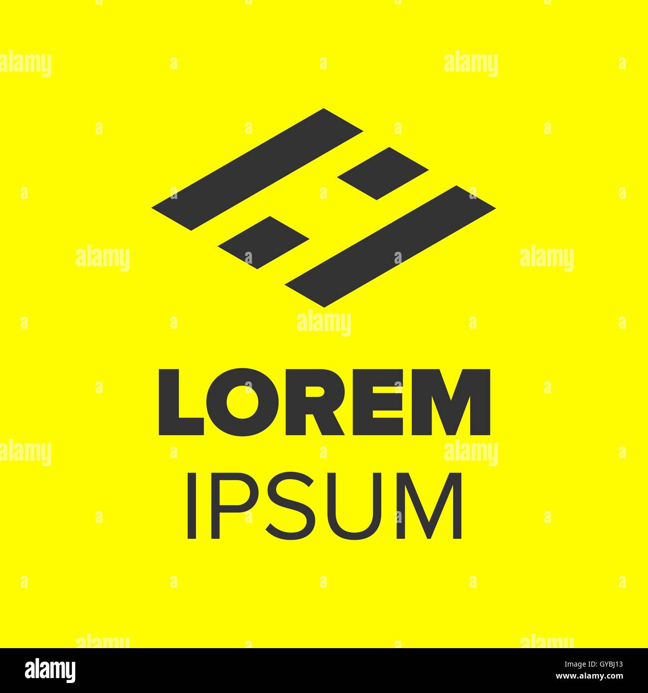 Rhombus logo hi-res stock photography and images - Alamy