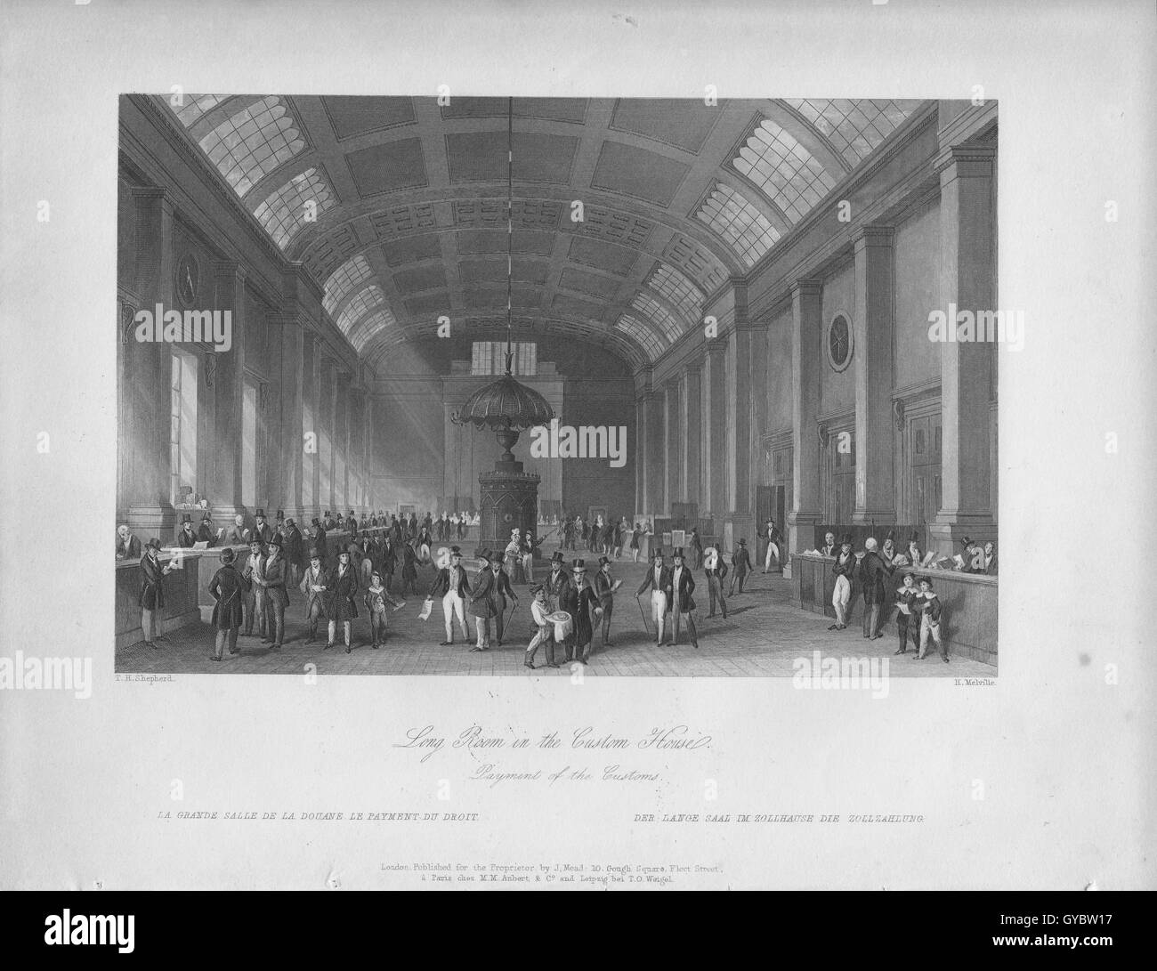 Custom house london 19th century hi-res stock photography and images ...