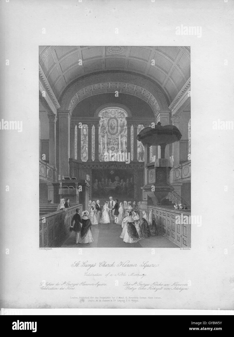 St. George's Church, Hanover Square Stock Photo - Alamy