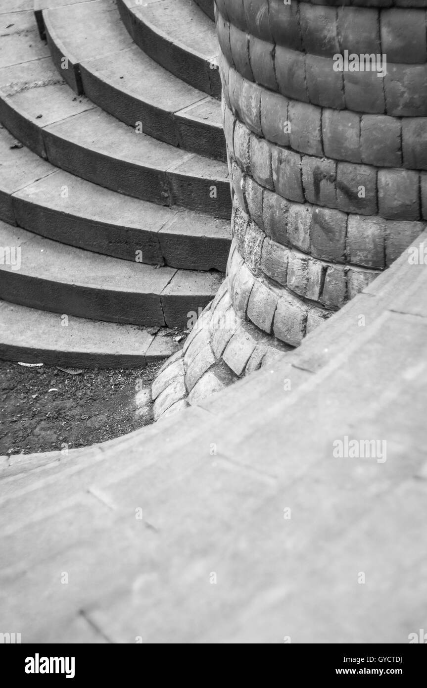 Steps in the one of the most popular park in Tbilisi - Mziuri or Sunny ...