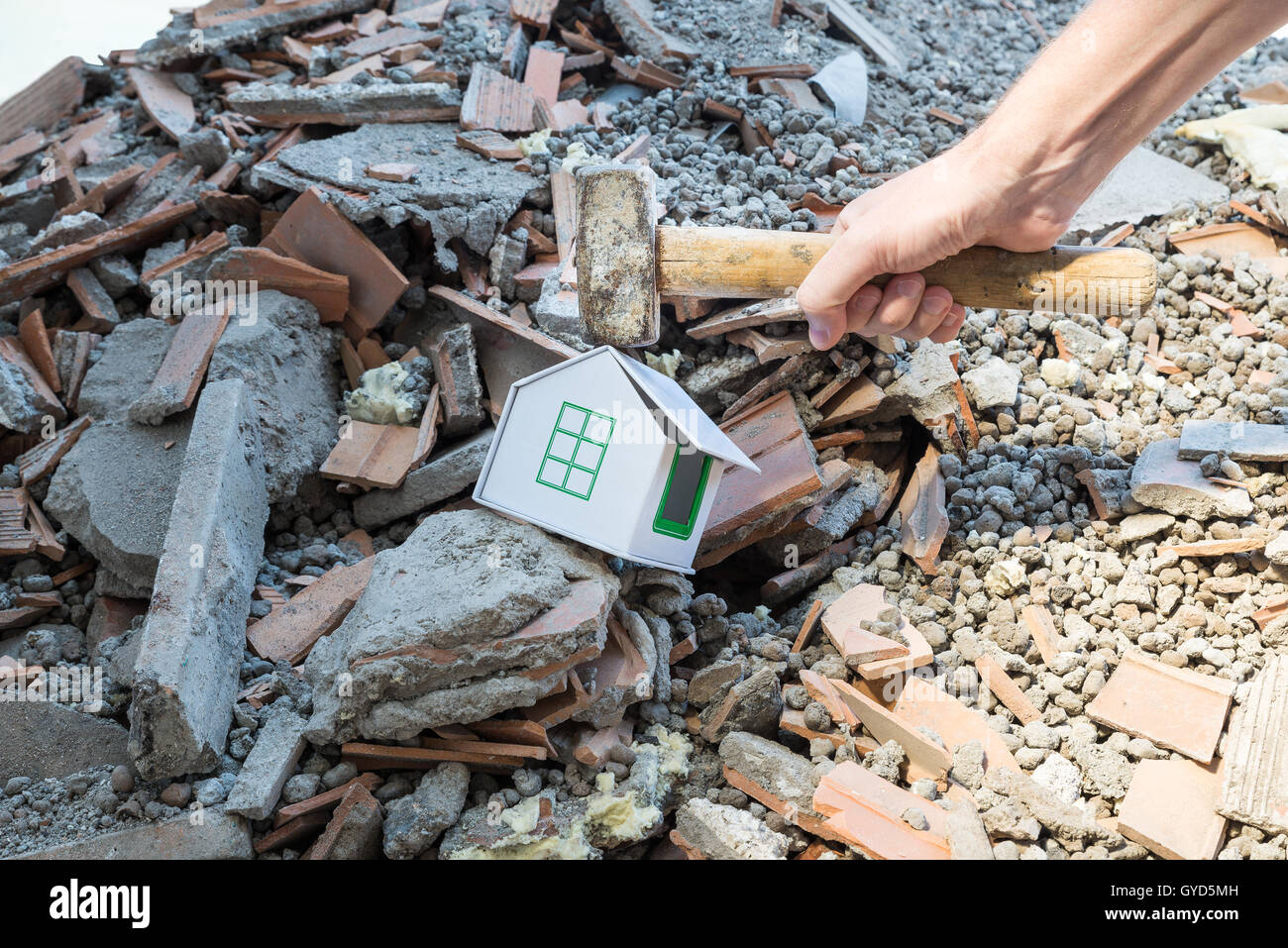 Demolition conceptual hi-res stock photography and images - Alamy