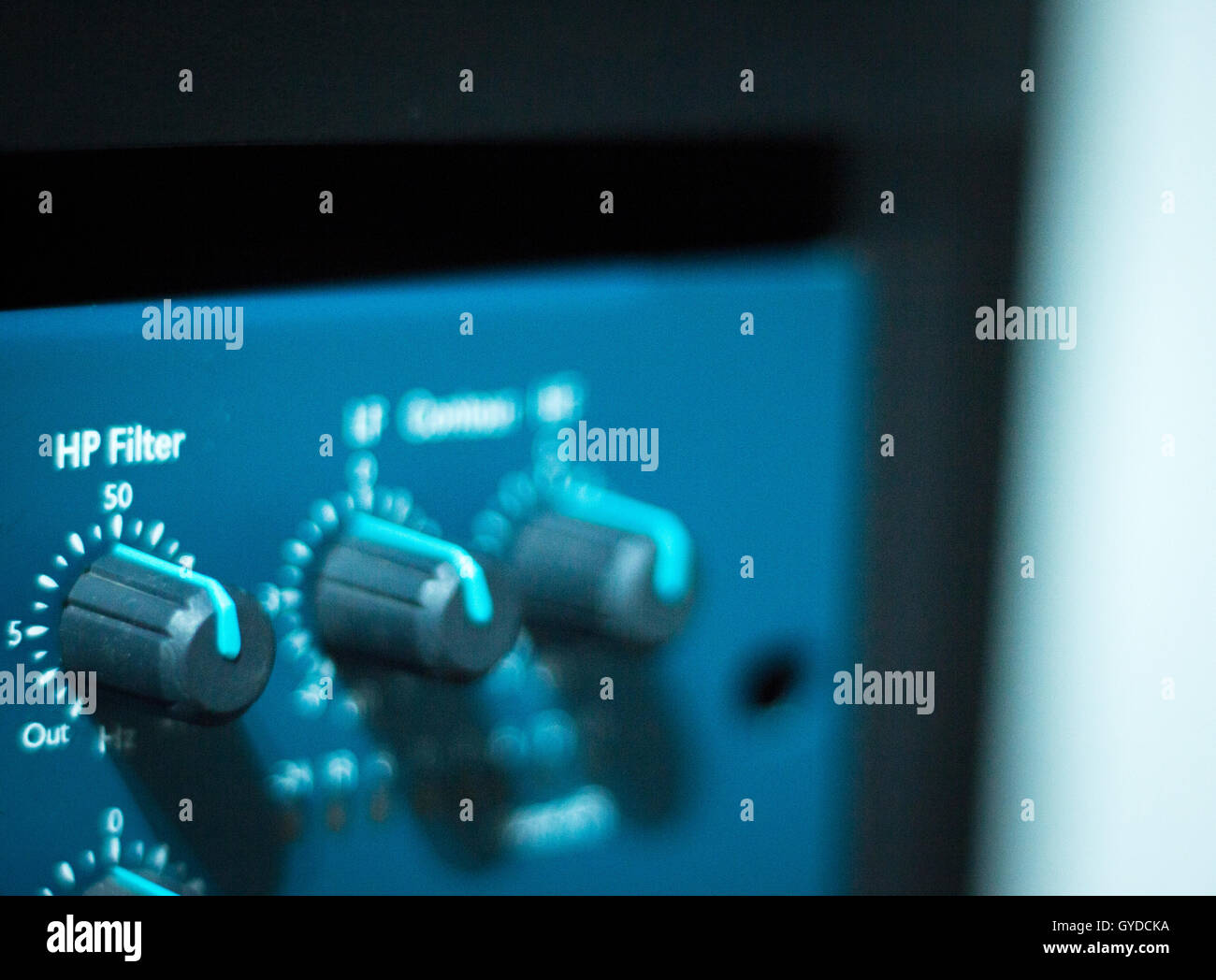 Professional sound recording audio studio digital equipment, amplifier ...