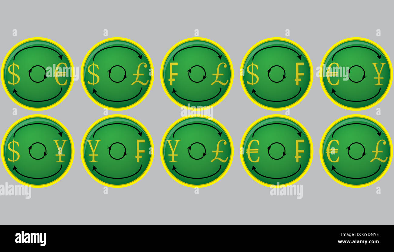 Foreign exchange icon hi-res stock photography and images - Alamy