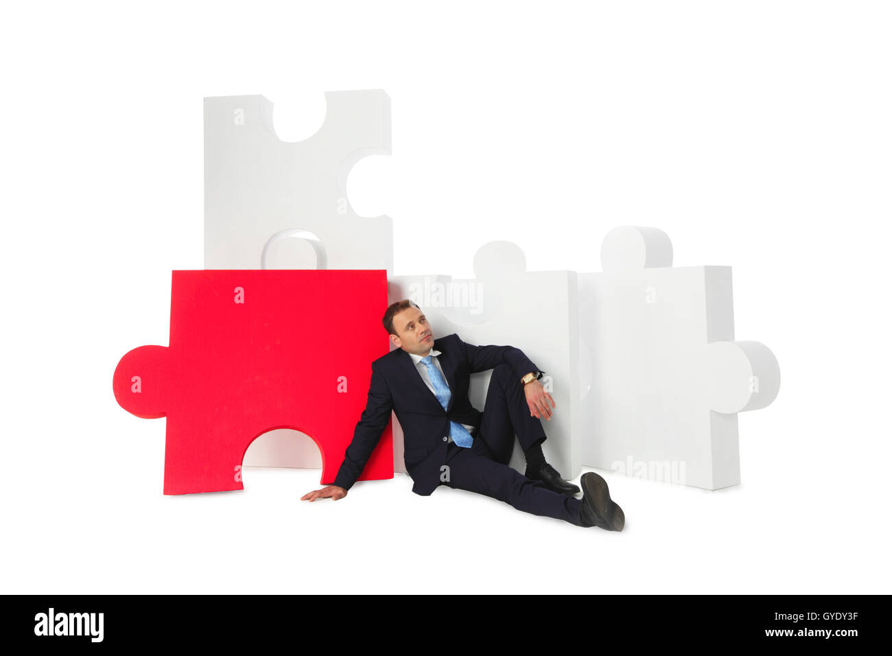 Solution thinking man hi-res stock photography and images - Alamy