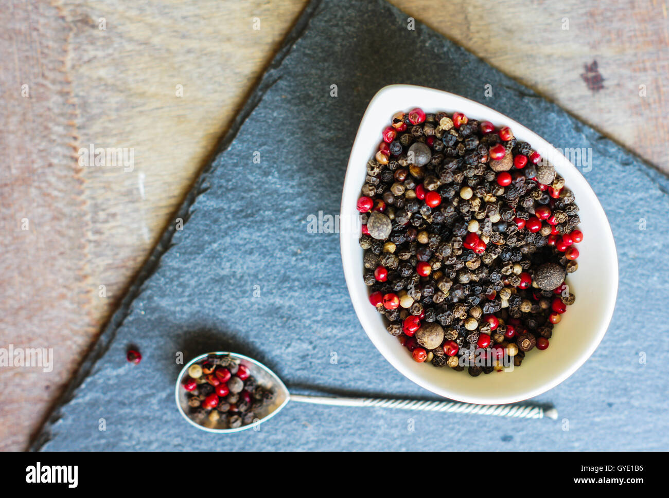 An assortment of different types of pepper grain Stock Photo - Alamy