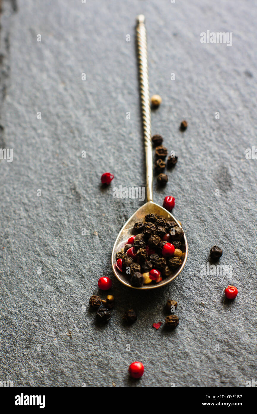 An assortment of different types of pepper grain Stock Photo - Alamy