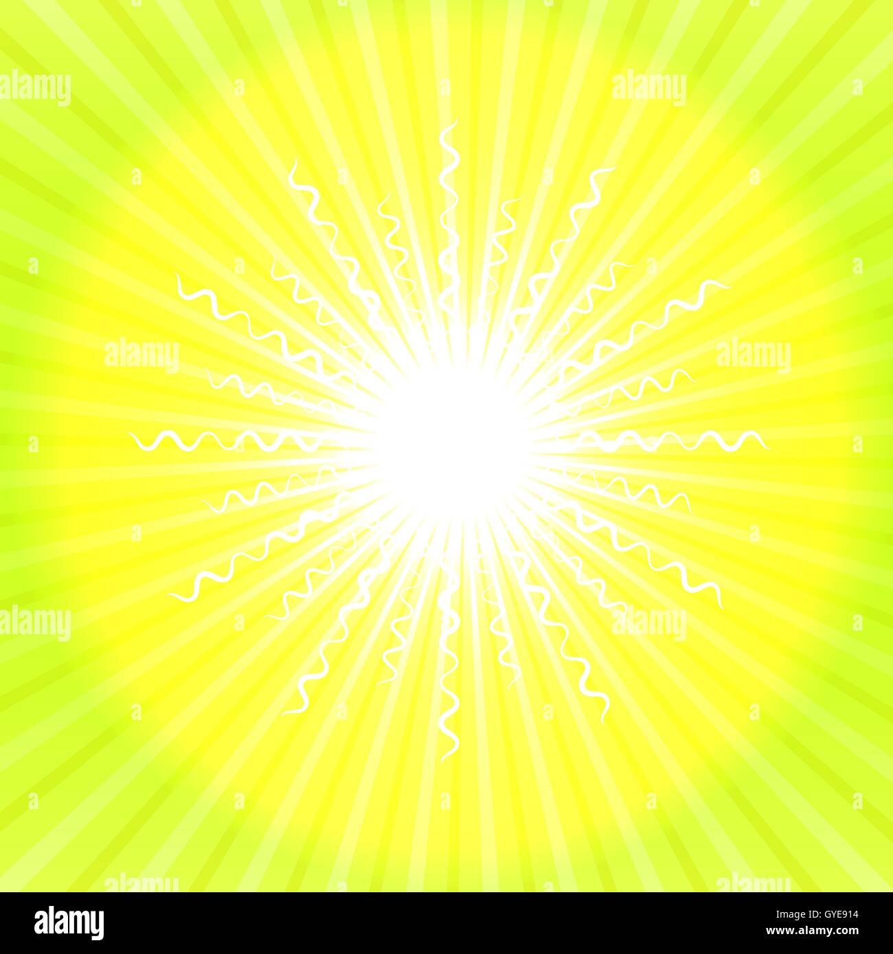 bright yellow sun vector background illustration Stock Vector Image ...
