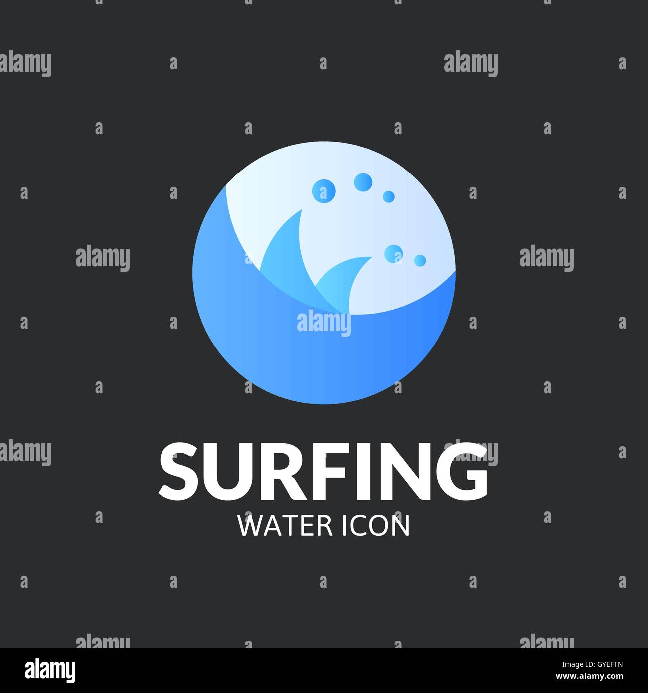 Surfing logo template Stock Vector Image & Art - Alamy