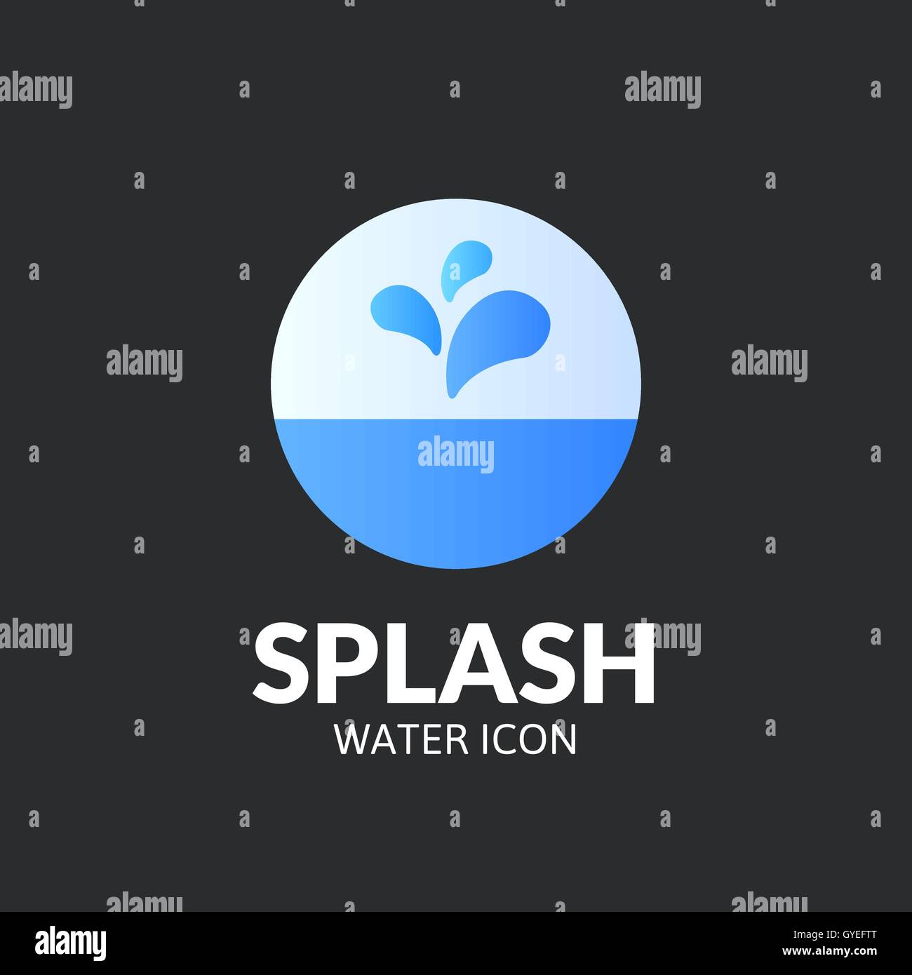 Splash logo template Stock Vector Image & Art - Alamy