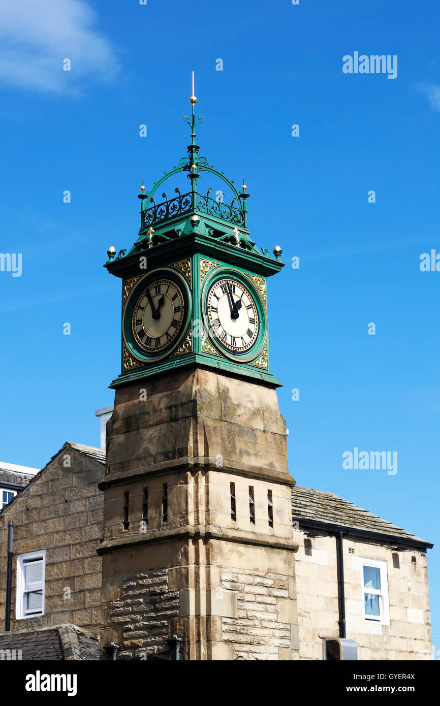 Jubilee Clock Tower,Otley Market Square, Leeds, West Yorkshire, England ...