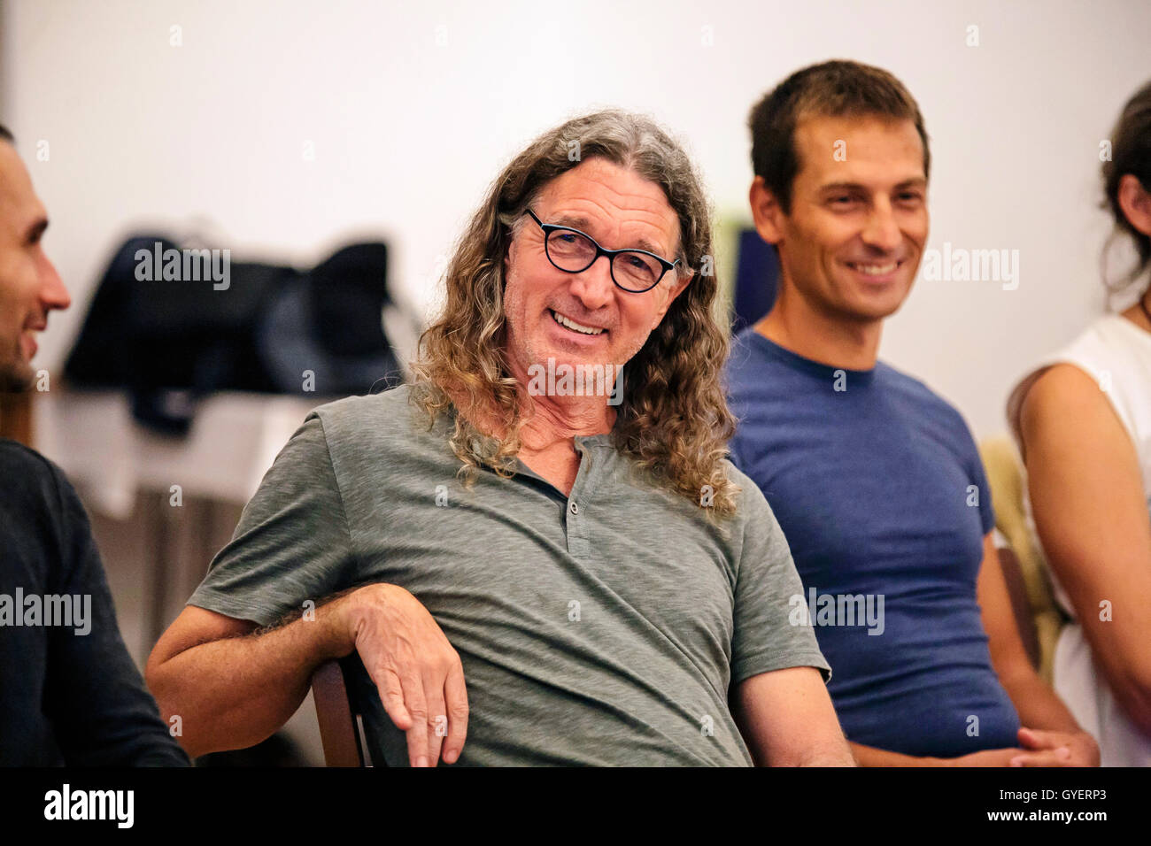 Charles Ridley talking to craniosacral biodinamic practitioners at his ...