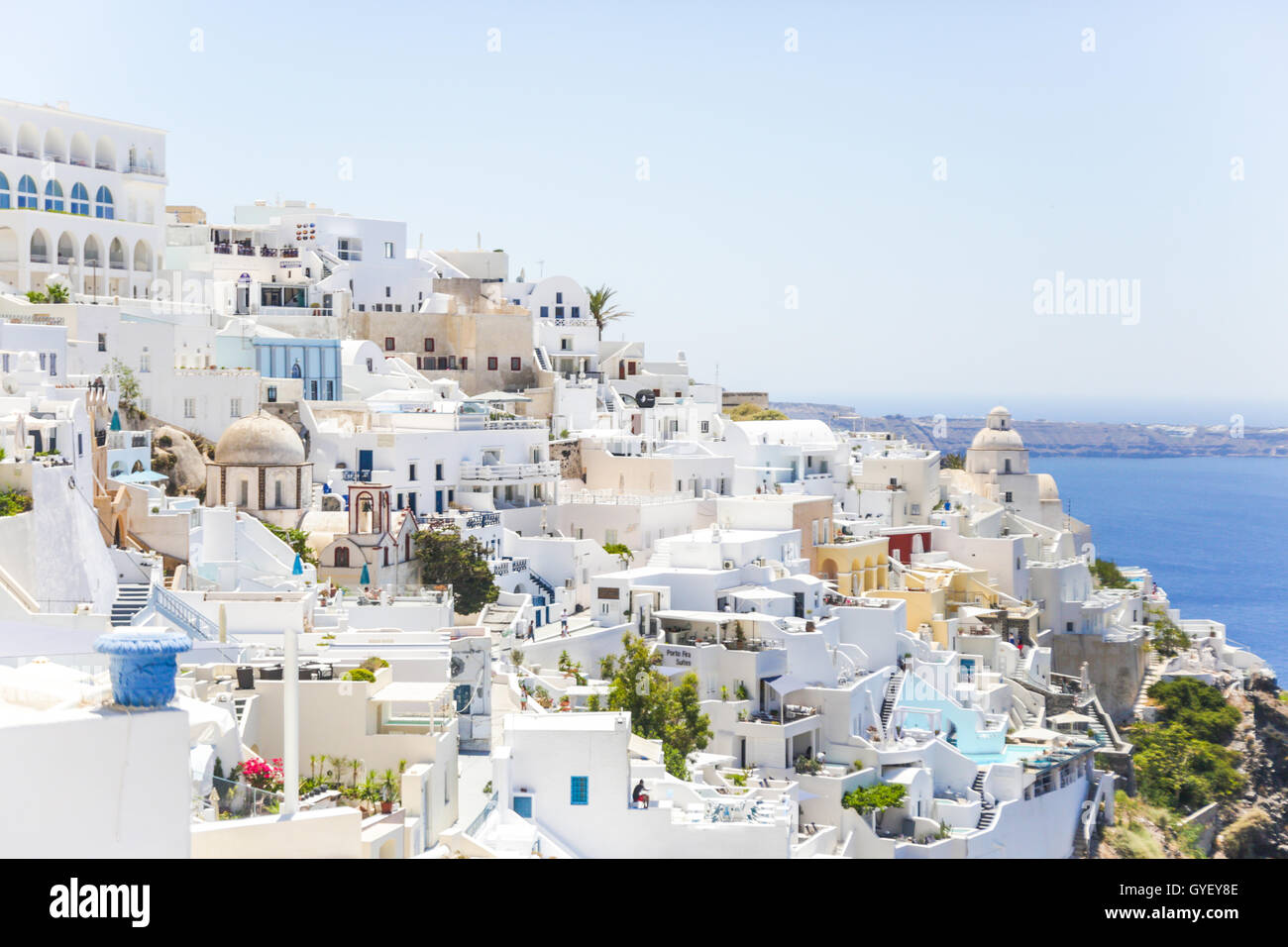 Fira Santorini Greece Stock Photo - Alamy
