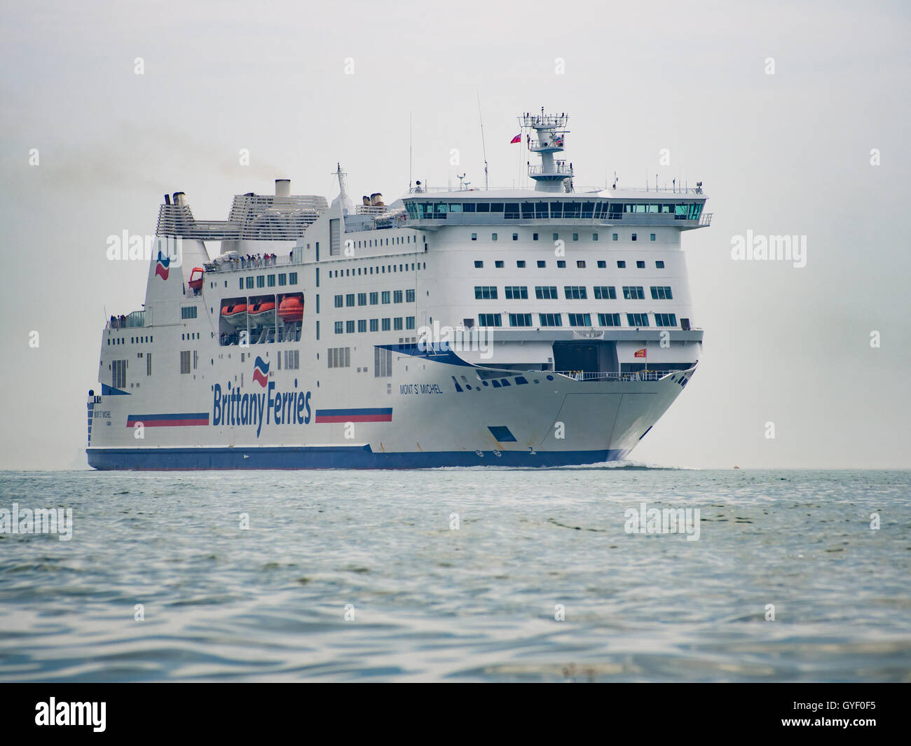 A Brittany ferry at sea Stock Photo - Alamy