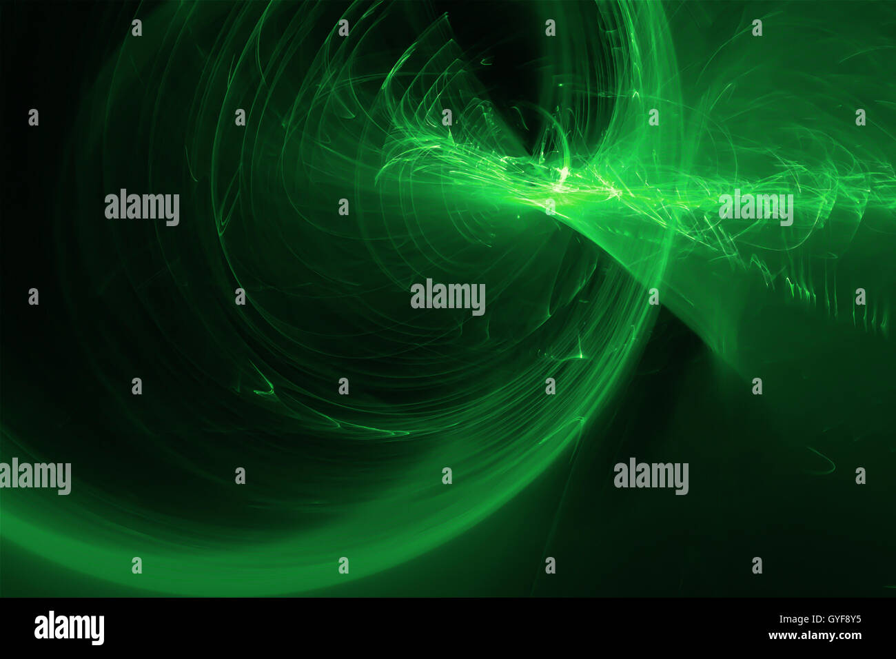 green glow wave. lighting effect abstract background for your business ...