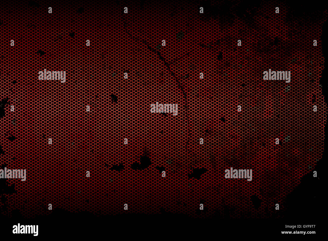 black, red and rust metallic mesh fray background texture Stock Photo ...