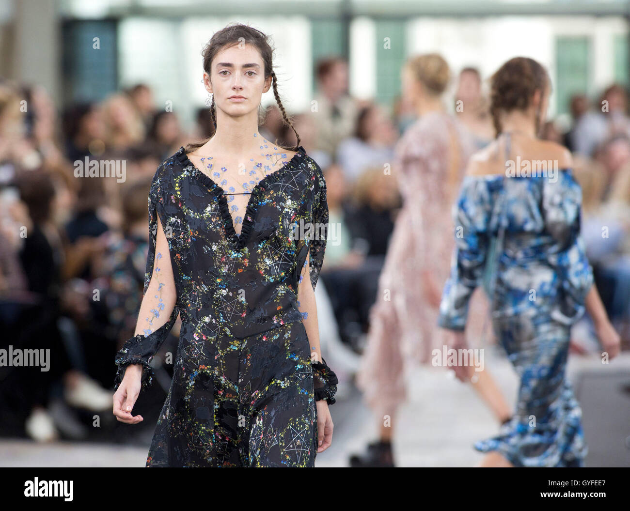 Models on the catwalk during the Preen by Thornton Bregazzi Spring ...