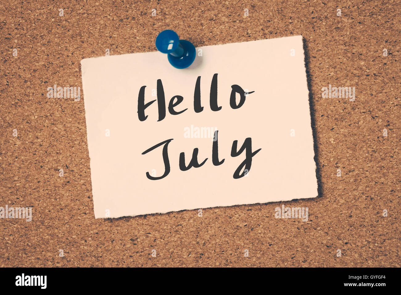 Hello july hi-res stock photography and images - Alamy