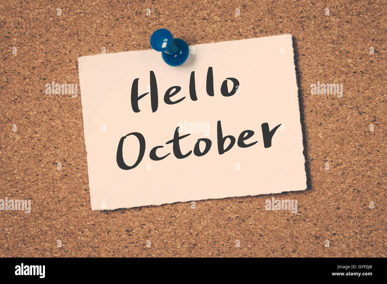 Hello october hi-res stock photography and images - Alamy