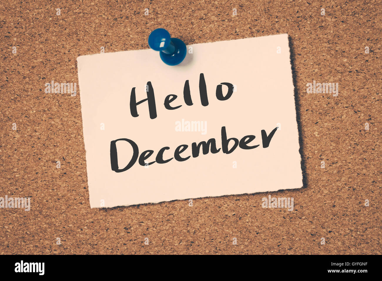 Hello december hi-res stock photography and images - Alamy