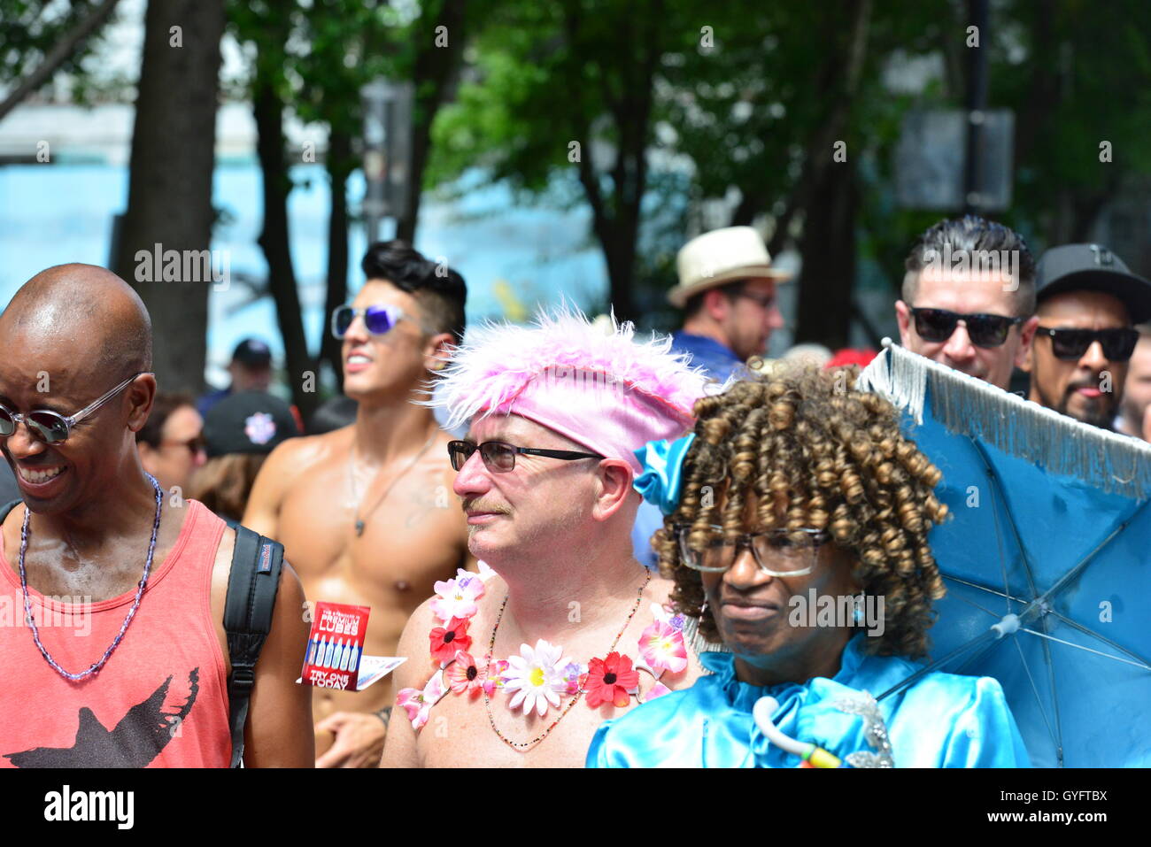 A Decadence day parade in New Orleans in Sept 2016 Stock Photo - Alamy