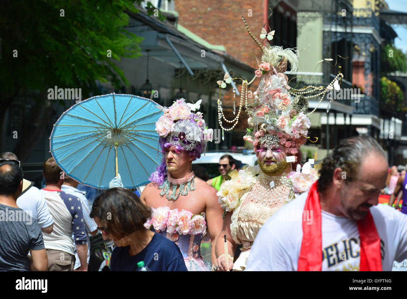 A Decadence day parade in New Orleans in Sept 2016 Stock Photo - Alamy