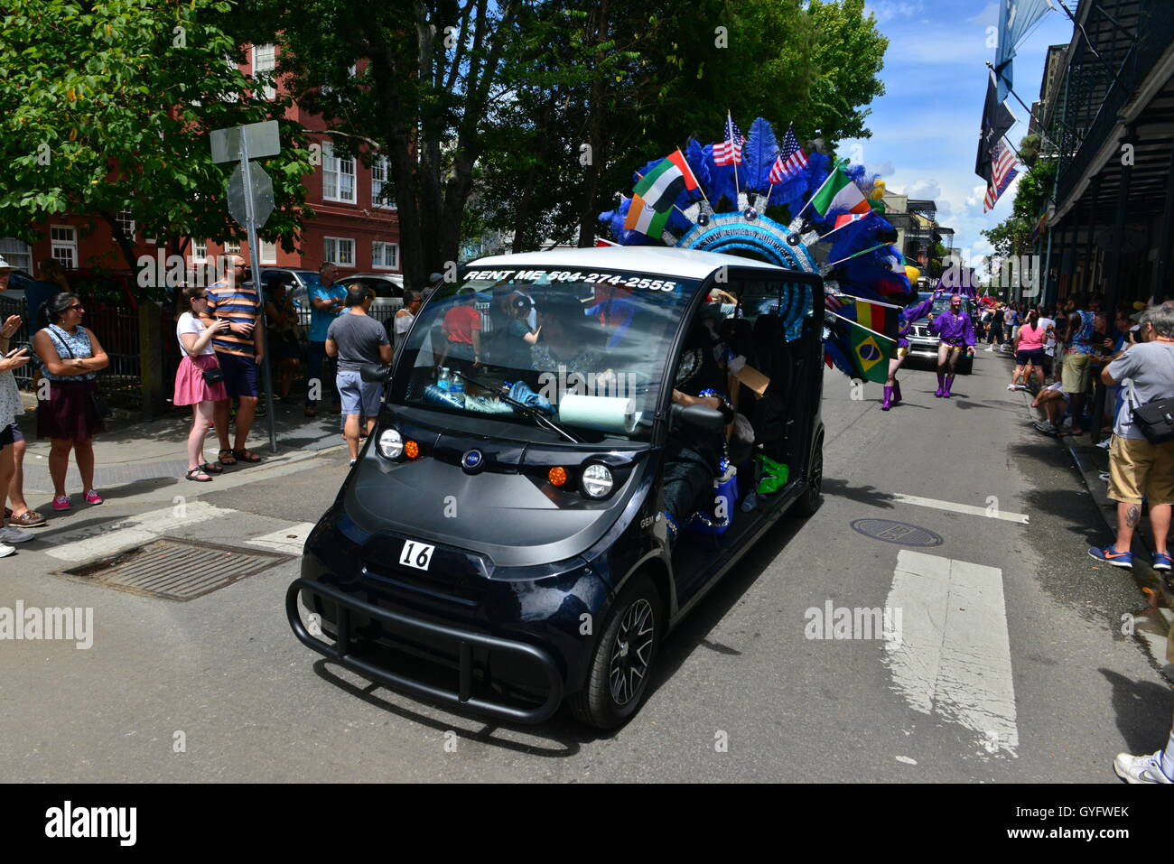 A Decadence day parade in New Orleans in Sept 2016 Stock Photo - Alamy
