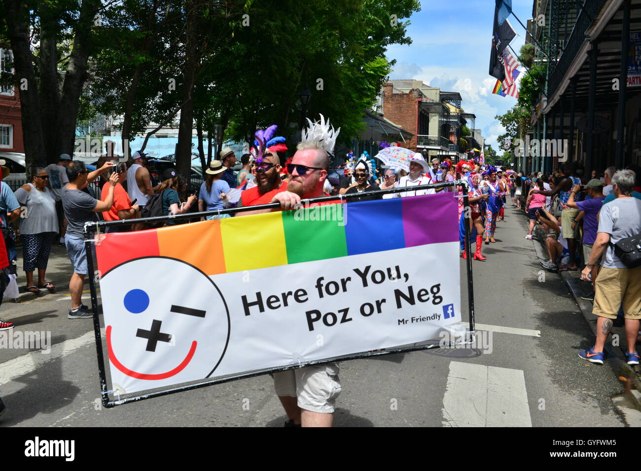 A Decadence day parade in New Orleans in Sept 2016 Stock Photo - Alamy
