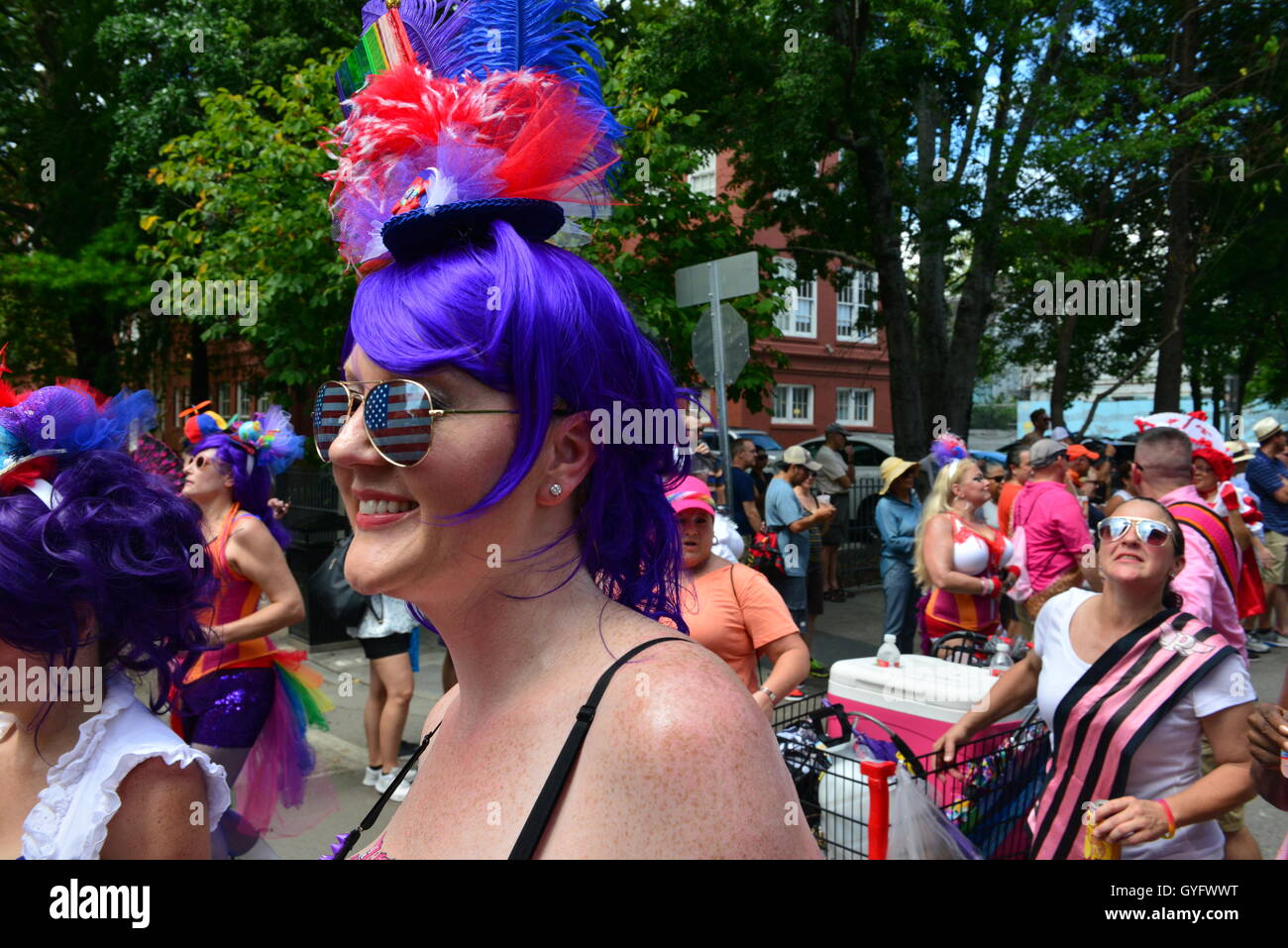 A Decadence day parade in New Orleans in Sept 2016 Stock Photo - Alamy