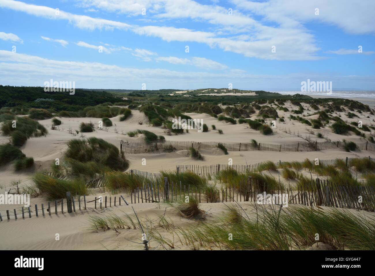 Formby Beach in England Stock Photo - Alamy