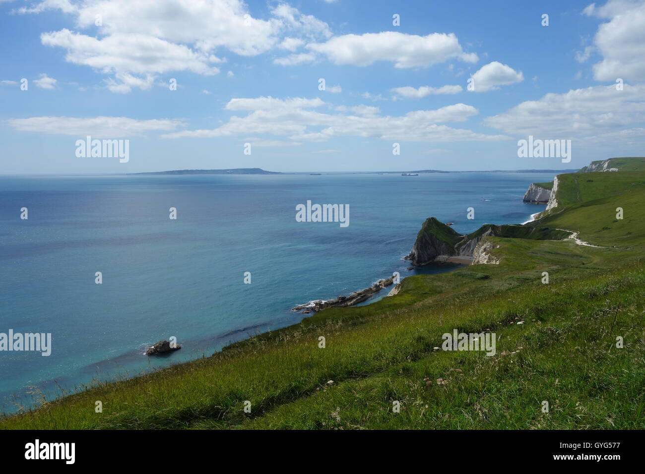Landscape in Durdle door area form England Stock Photo - Alamy