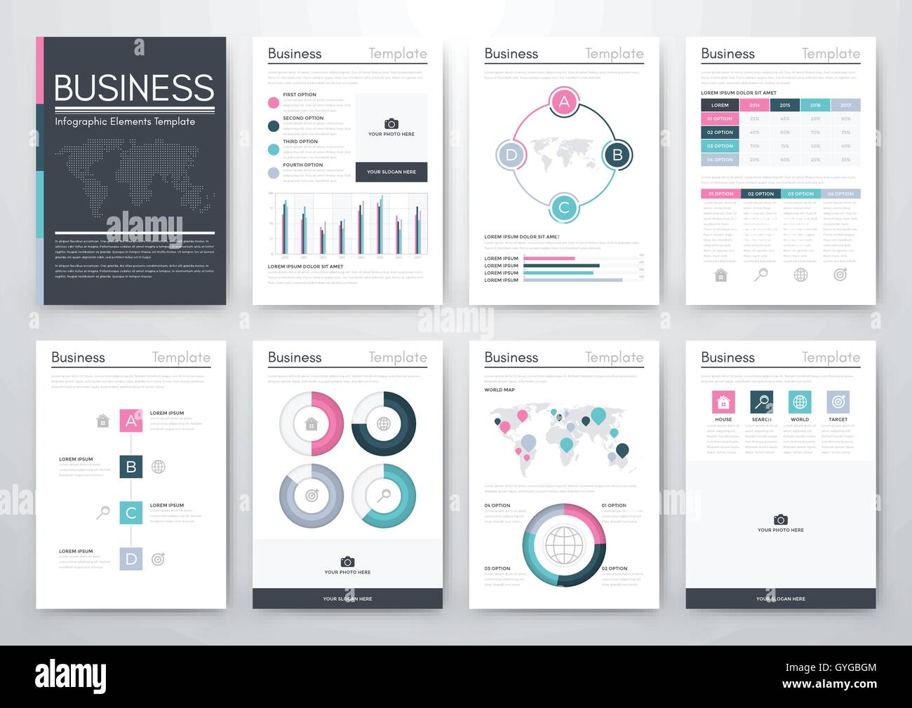 Modern infographic vector concept Stock Vector Image & Art - Alamy